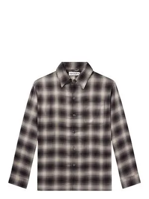 Our Legacy Every Checked Tencel® Twill Shirt - Black