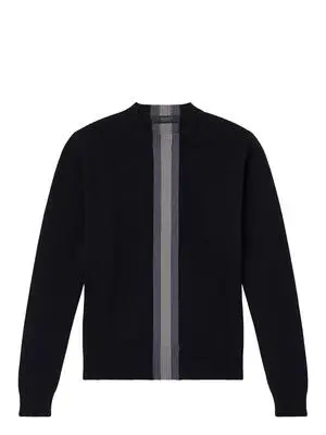 Gucci Web-intarsia Wool Sweater - Black