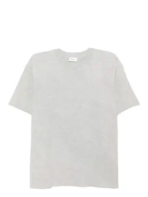 Saint Laurent Cassandre Oversize T-shirt In Piqué Grey