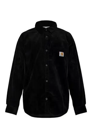 Carhartt Work In Progress L/s Loyde Corduroy Shirt - Black
