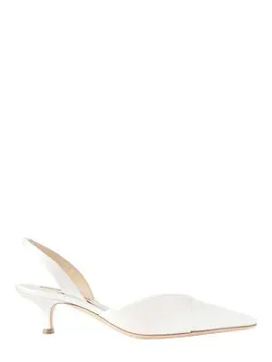 DANIELLE FRANKEL Alexa 50 Satin Slingback Pumps