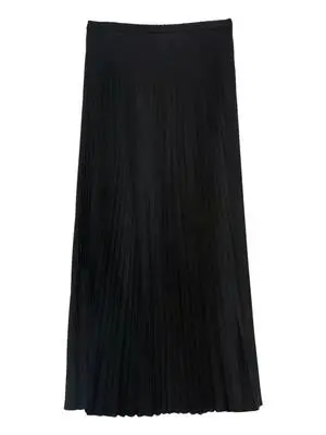 Aspesi Pleated Midi Skirt - Blue