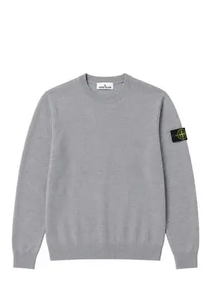 Stone Island Sweater With Logo By - Grey