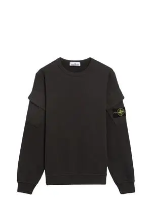 Stone Island Cotton Hoodie - Grey