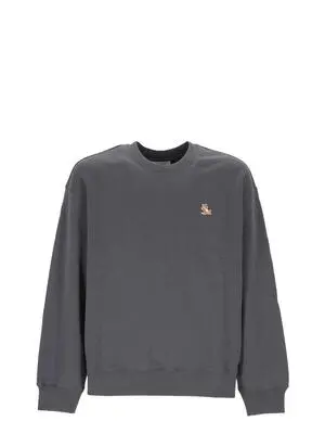 Maison Kitsuné Chillax Fox Cotton Sweatshirt - Grey