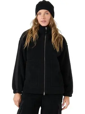 Roxy Amara Sherpa Jacket - Black