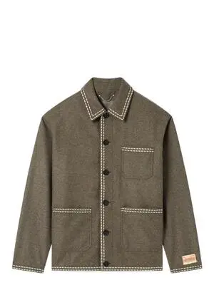 GOLDEN GOOSE Gary Overshirt Jacket - Grey