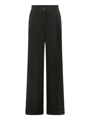 DOLCE & GABBANA Dolce  Gabbana Straight Leg Pleated Pants