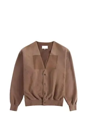 MAISON MARGIELA Deep V-Neck Cotton Sweatshirt
