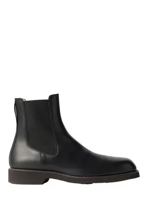 LEMAIRE Leather Chelsea Boots - Black