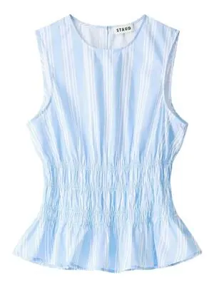Staud Striped Top - Blue