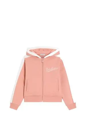 Dolce & Gabbana Hooded Zip Sweatshirt - Pink