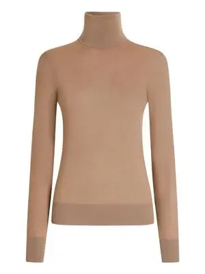 Dolce & Gabbana Roll-neck Sweater - Beige