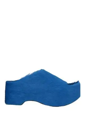 Marni Minimalist Solid-color Sandals - Blue