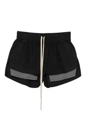 Rick Owens Wide-leg Shorts - Black