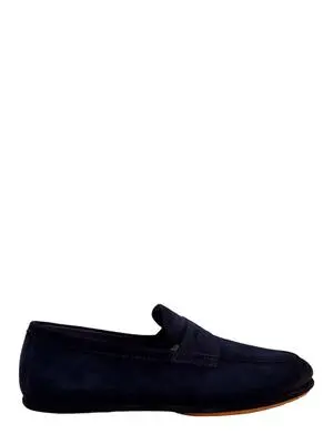 Santoni Santoni Carlo Slip-On Loafers Blue