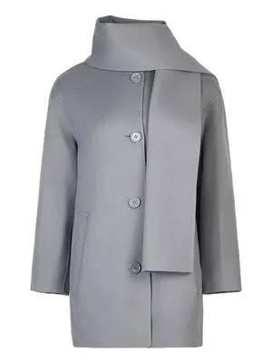 Max Mara Long-sleeved Coat - Grey