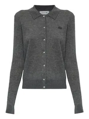 Lacoste Long-sleeve Cardigan - Grey