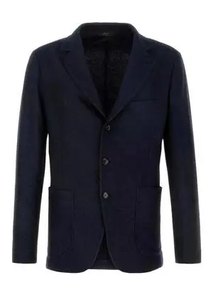 Brioni Single-breasted Blazer - Blue