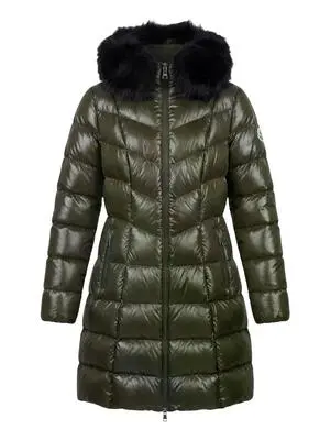 Moncler Fulmarusse Quilted Coat Green