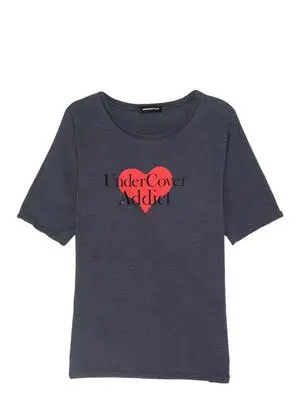 Undercover Heart-print T-shirt - Grey