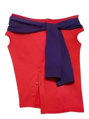 JW Anderson Trompe-l'oeil Layered-effect Top - Red