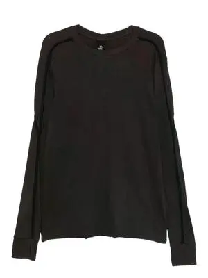 THOM KROM Seam-detail T-shirt - Brown