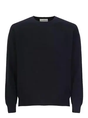 DELLA CIANA Crew-neck Long-sleeves Sweater - Blue