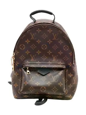 LOUIS VUITTON 2021-2026 Monogram Palm Springs Pm Backpack - Brown
