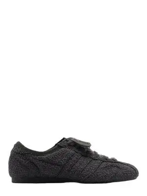 Adidas X Stella Mccartney Fleece-texture Logo-print Sneakers Grey