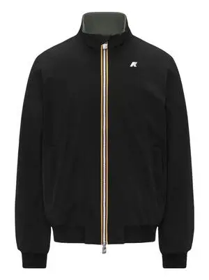K-WAY Arsene Reversible Zip-up Jacket - Black
