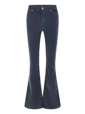 LOIS Corduroy Flared Trousers - Blue