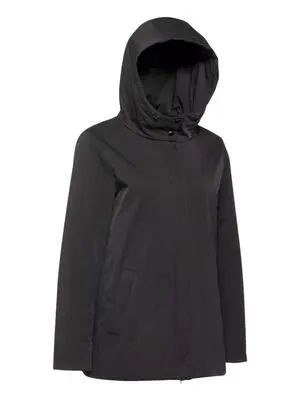 Geox Spherica Hooded Coat - Black