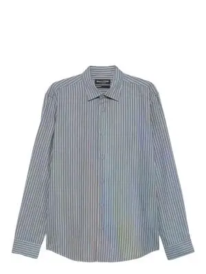 Marc O'polo Striped-pattern Long-sleeved Shirt - Blue