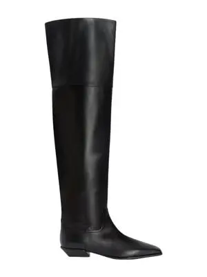Paris Texas Bettina Square-toe Boots - Black