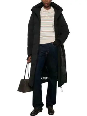 Marc O'polo Padded Hooded Coat - Black