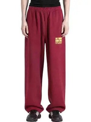 WILLY CHAVARRIA Logo-print Track Pants - Red