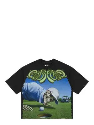 GODSPEED Graphic-print Boxy-fit T-shirt - Black