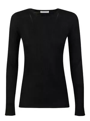 MAJESTIC FILATURES Ribbed Long-sleeve Sweater