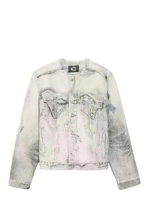 Camper Distressed-effect Denim Jacket - Grey