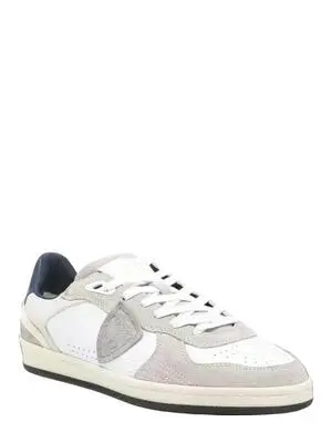 Philippe Model Logo-patch Panelled Sneakers - White