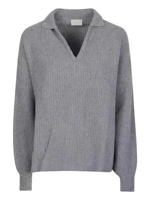 DRUMOHR Ribbed-knit V-neck Sweater