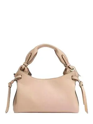 LANCEL Swann Grained Leather Tote Bag - Neutrals