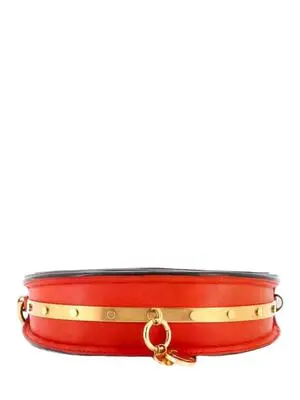 Chloé Nile Leather Mini Crossbody Bag - Orange