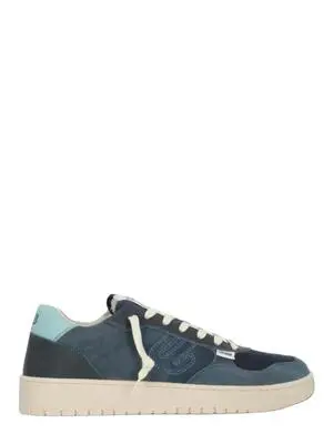 EVENU Logo-embroidered Panelled Sneakers - Blue