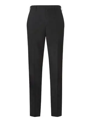 Fendi Pressed-crease Tailored Trousers - Black