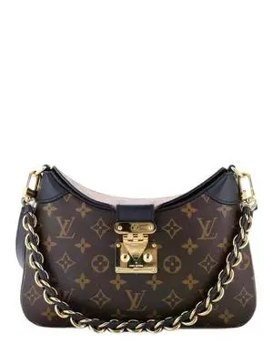 LOUIS VUITTON Twinny Handbag Monogram Canvas And Reverse Monogram Canvas With Leather Shoulder Bag - Brown