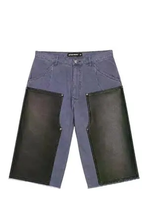 BOTTEGA DESIRES Double-knee Shorts - Blue