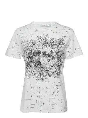 Dior Zodiac Constellation Print T-shirt - White