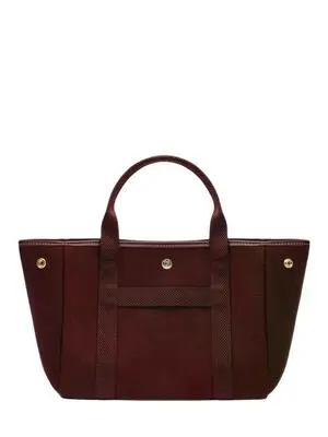 Rue De Verneuil Small Traversée Flannel Tote Bag - Red